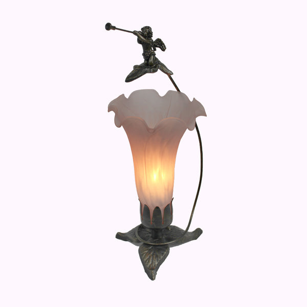 Angel Lamp | Tall Trumpeting Angel Sculptured Bronze Lamp – Memory Lane ...